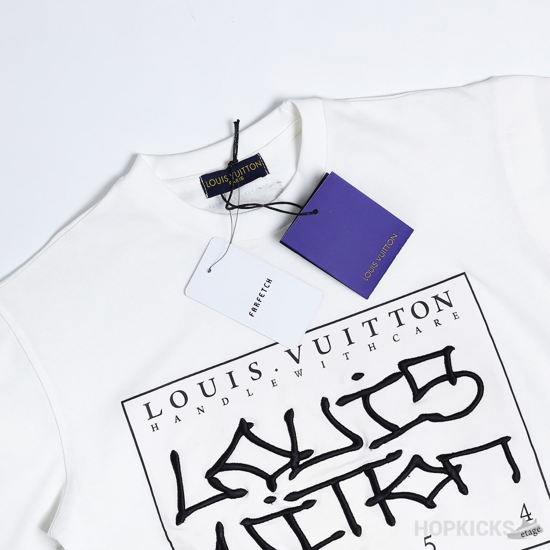Louis Vuitton Signature Print White T - Louis Vuitton Vernis Louis Vuitton Signature Print White T - Louis Vuitton Vernis